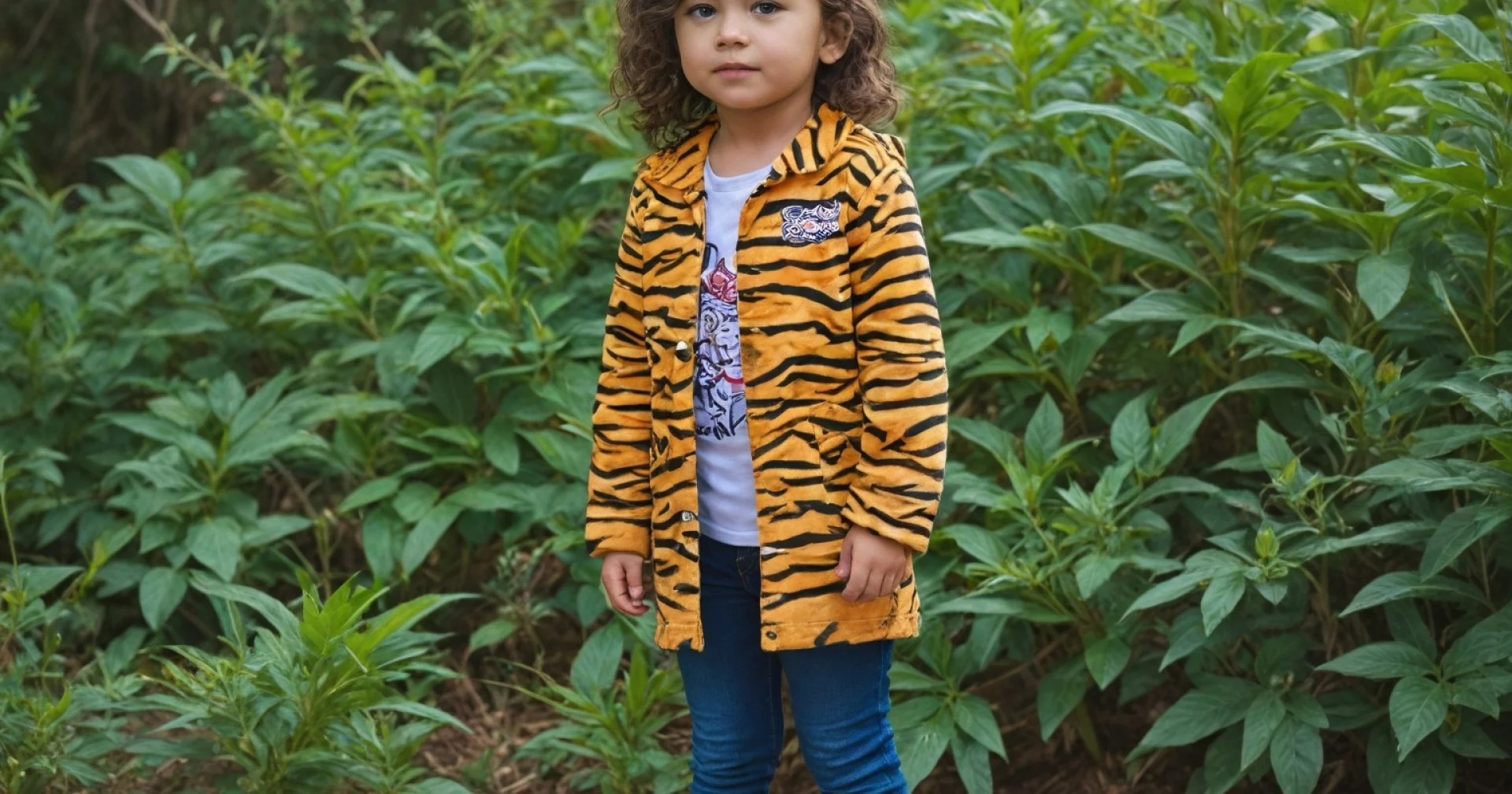 How to style a jacket with tiger print for kids