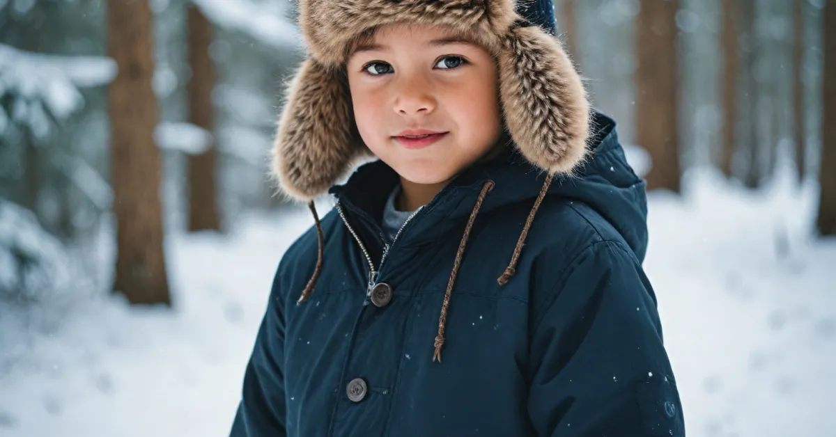 How to style a black fur trapper hat for kids: cozy and chic ideas